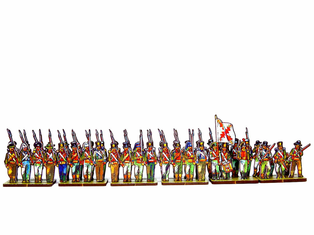 Spanish Line Infantry - brown coats – WoFunGames.com