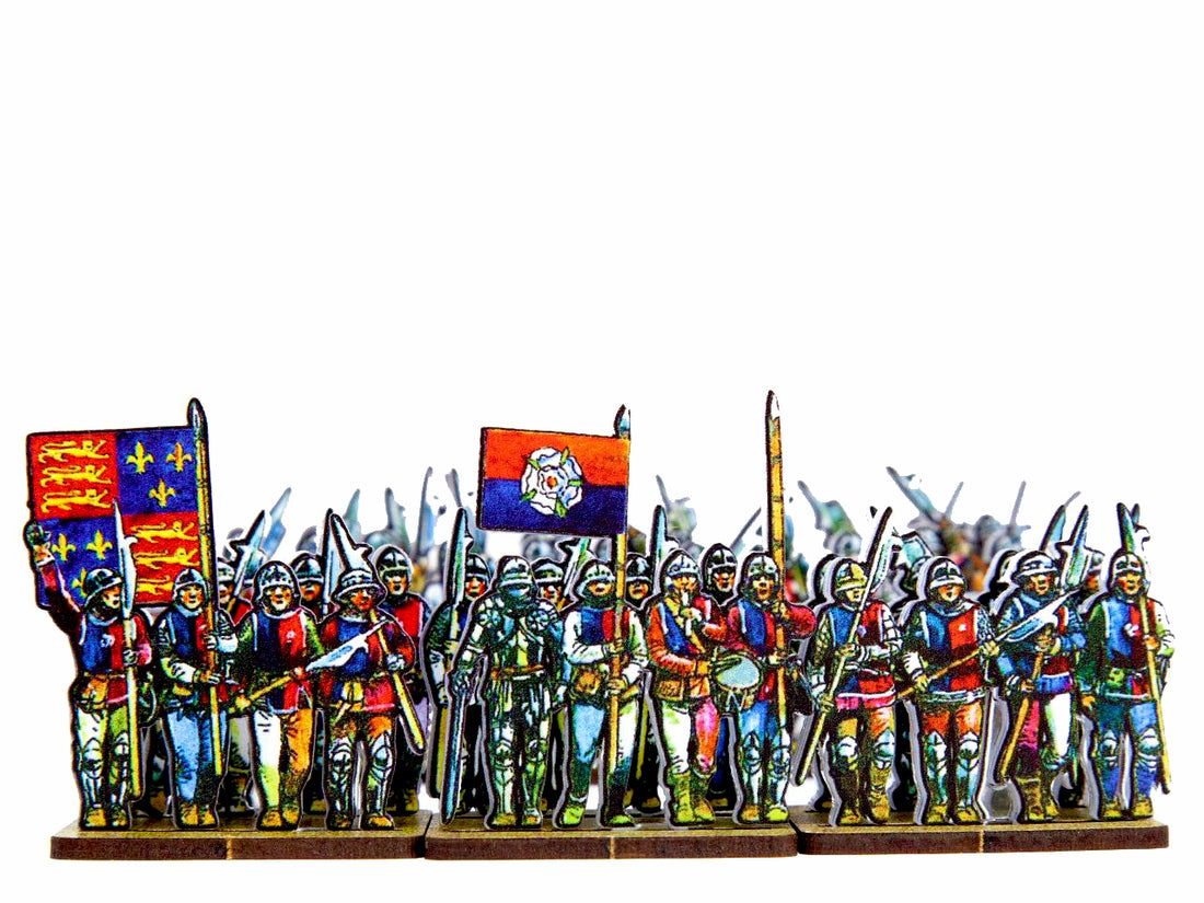 Billmen in Red & Blue Livery (Edward IV, Richard III) – WoFunGames.com